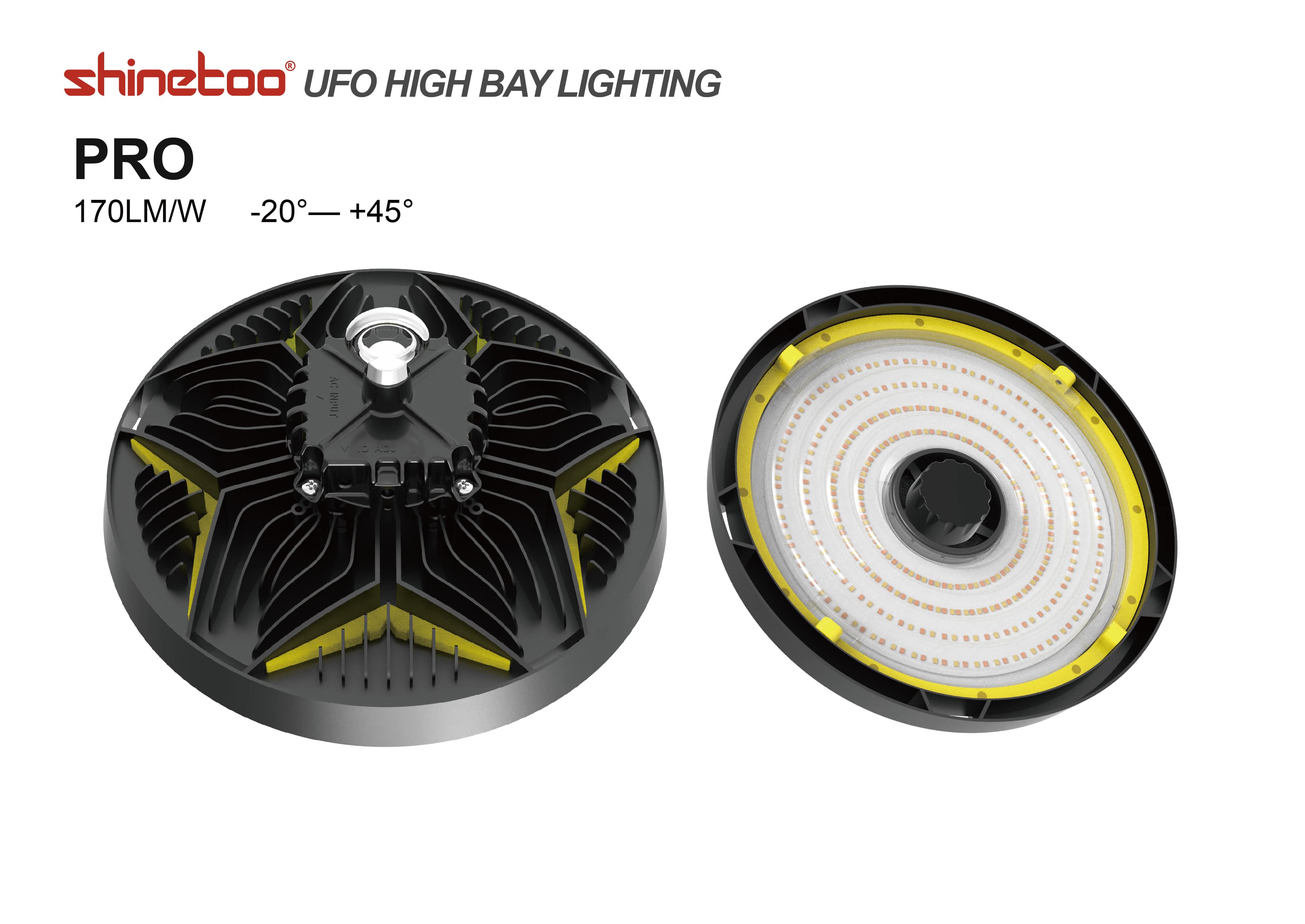UFO High bay lights Manufacturer PRO high lumens 170LM/W - Shinetoo LED ...